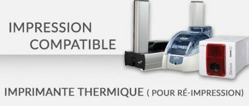 Fabrication et Impression cartes/badges PVC - Livraison J+1 express