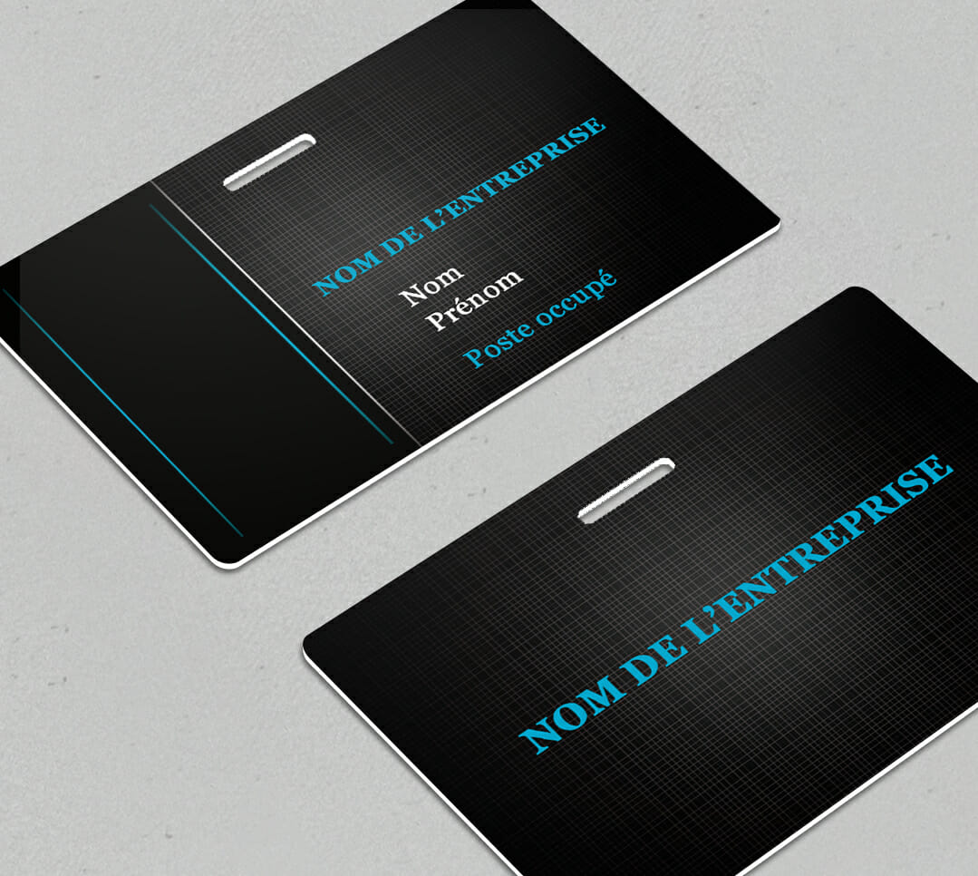 Création badge professionnel pour votre association