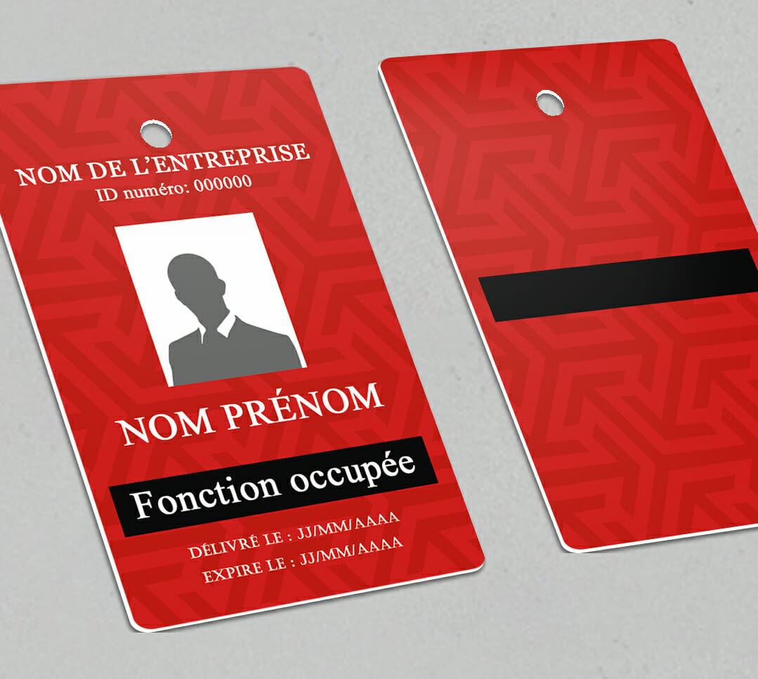 Badge personnalisé - Présentez le détail essentiel - Gallery rouge