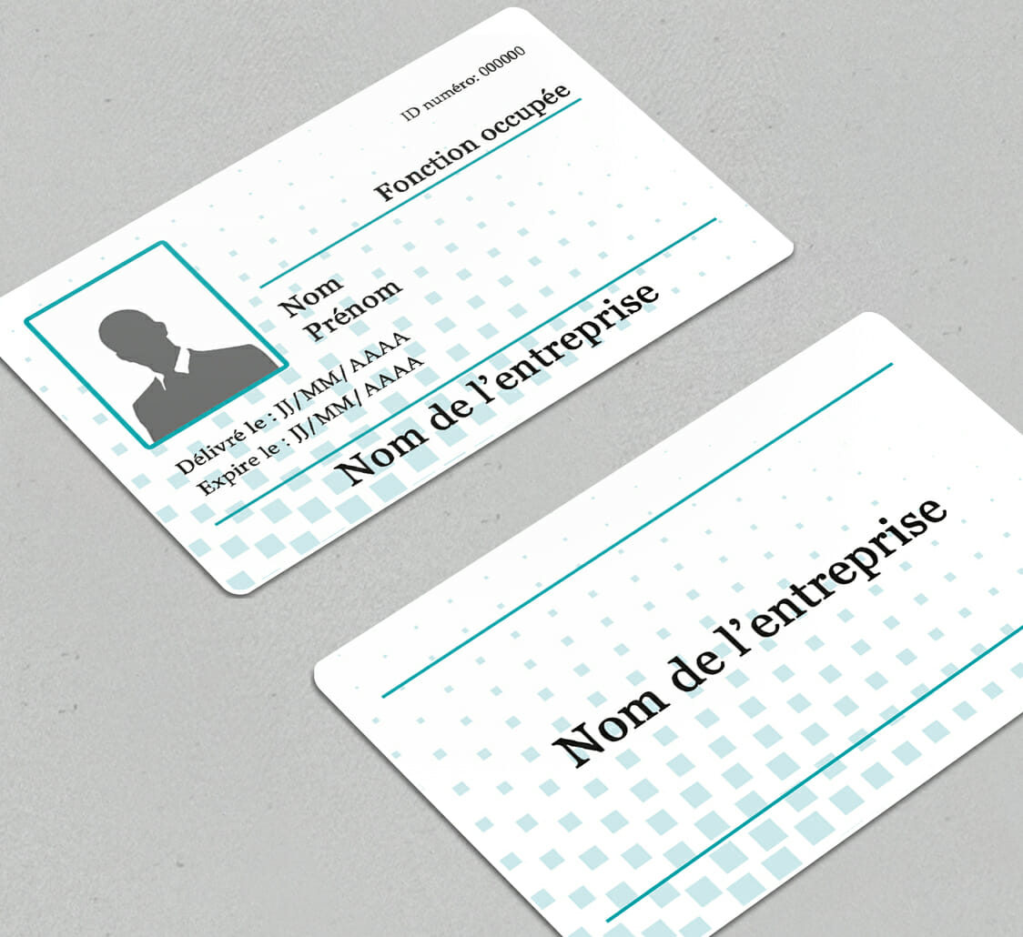 Badge conférence personnalisé - Création express et nominative à l'unité